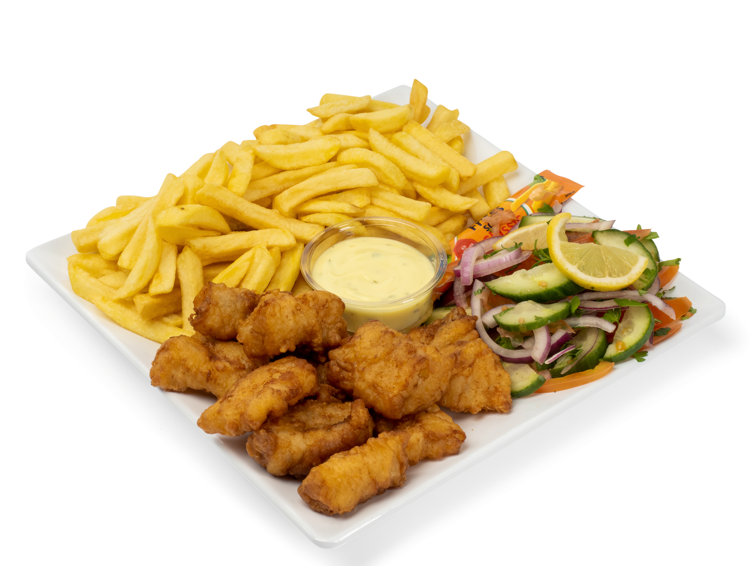 Kibbeling & Friet 200G – Goudsevis